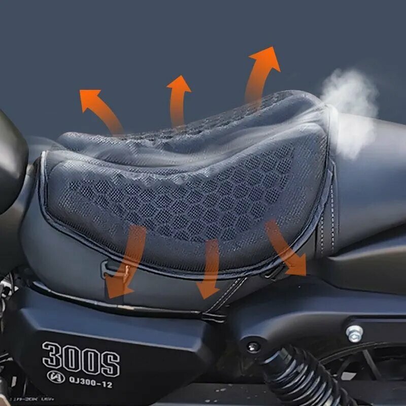 Амортизирующая подушка мотоцикла; Дышащая подушка сиденья мотоцикла Harley 883