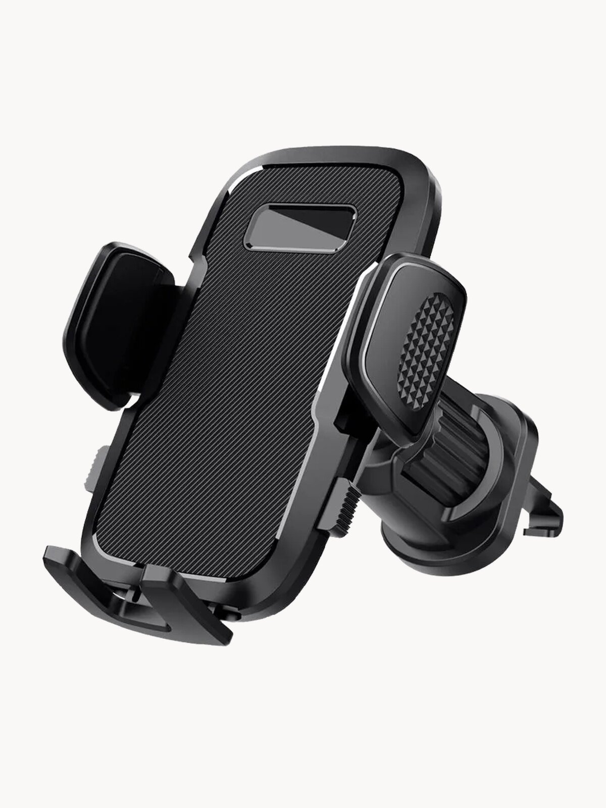 Держатель для телефона в машину на воздуховод, дефлектор, черный