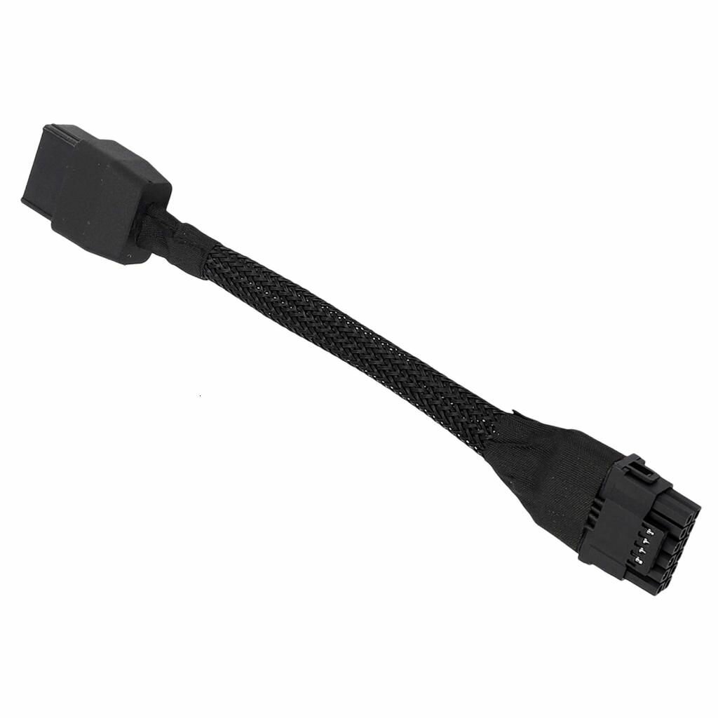 16AWG Кабель Питания 8Pin To 16Pin для Видеокарт с Термостойким PVC Покрытием 12+4Pin, 15cm