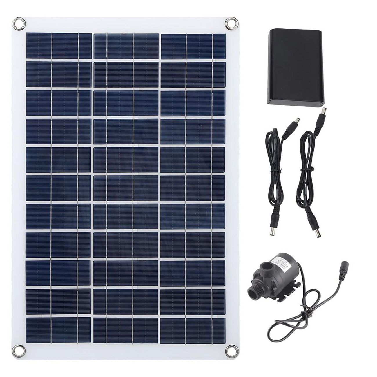 Поставка солнечной панели из поликристаллического аккумуляторного отсека мощностью 18 Вт, комплект водяного насоса с высоким расходом, зеленый комплект для защиты окружающей среды, перекачивающая воду
