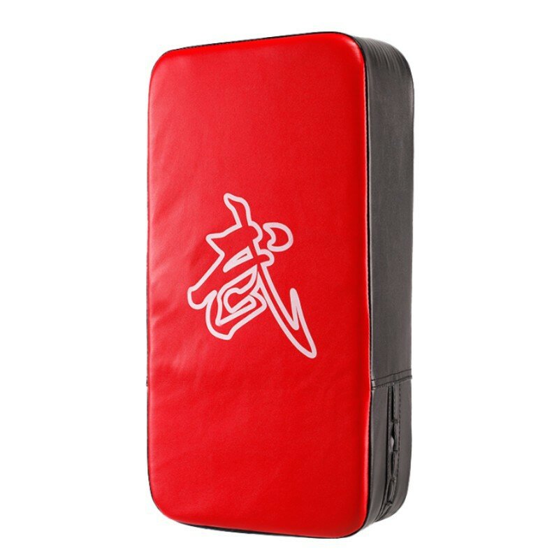 Sanda Kick Target Boxer Target Muay Thai Leg Target Protective Gear Target Big Foot Boxing Target Handle Taekwondo Training Equipment (Wu Zi Foot Target Black Edge Red Face)