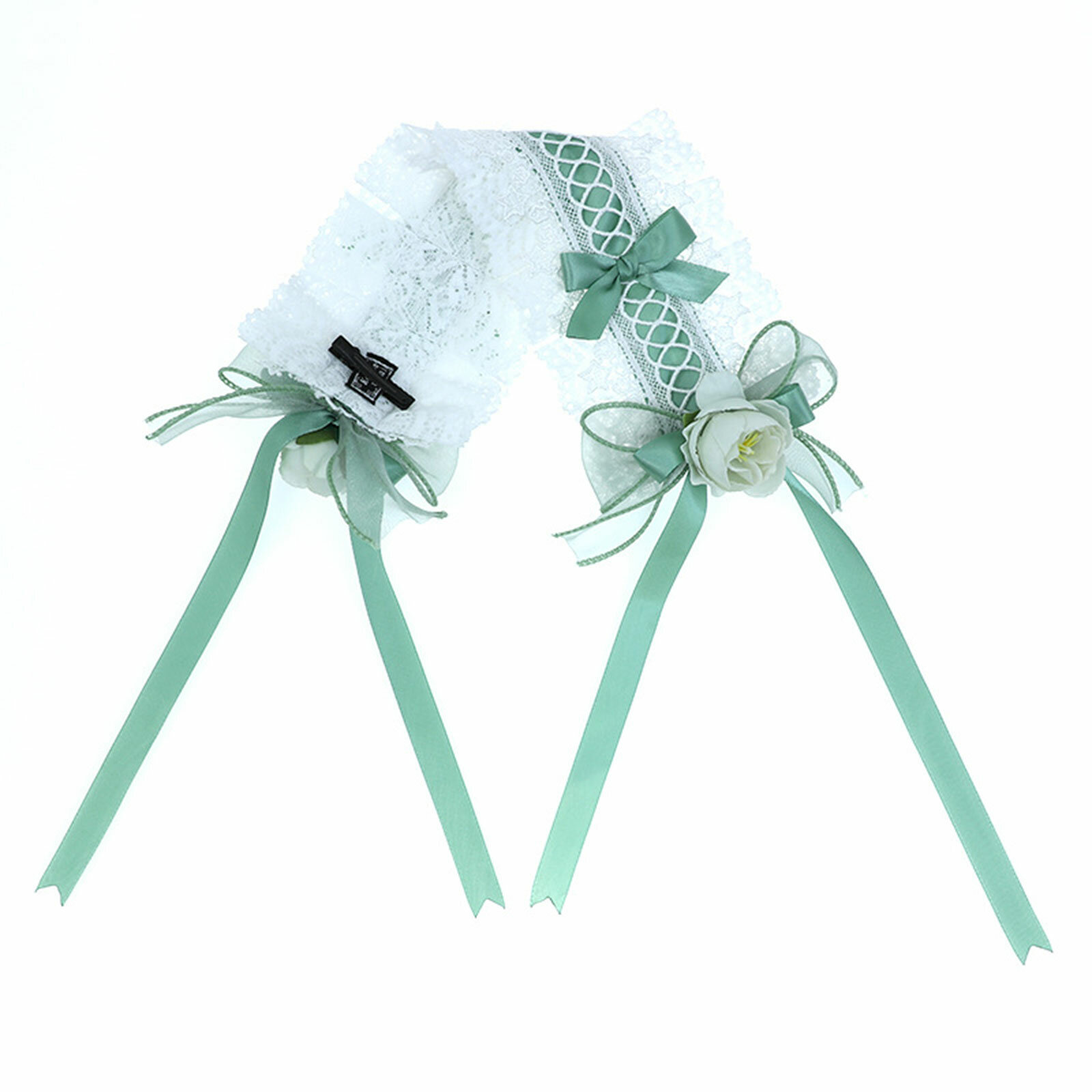 Лолита Плиссированные Кружева Обруч Для Волос Женщины Косплей Горничной Бантом Форма Макияжа Повязка на Голову для Фотосессии Аксессуары Для Волос