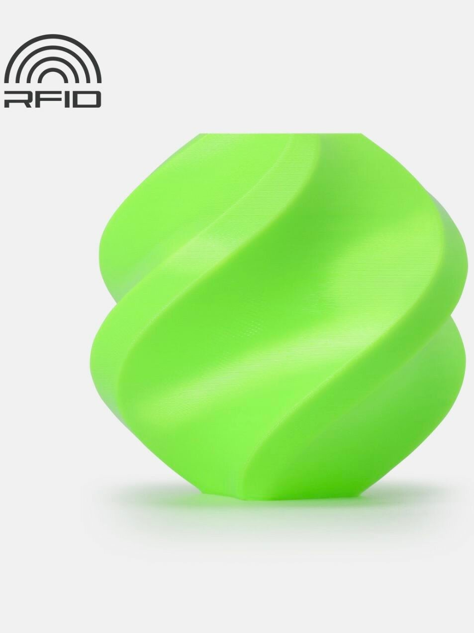 Филамент для 3D принтера Bambu Lab TPU for AMS Neon green зеленый 53500 на катушке 1кг