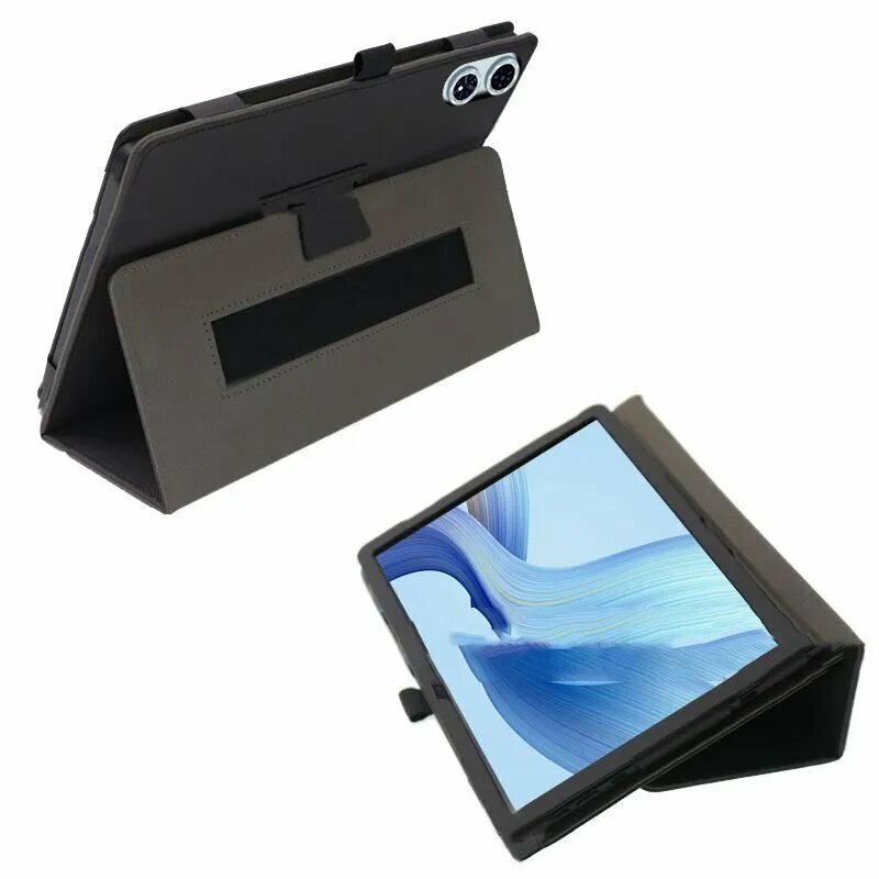 Чехол для планшет Teclast P50 2025,11 дюйма, противоударный, текстура кожи, сверхлегкий, черный