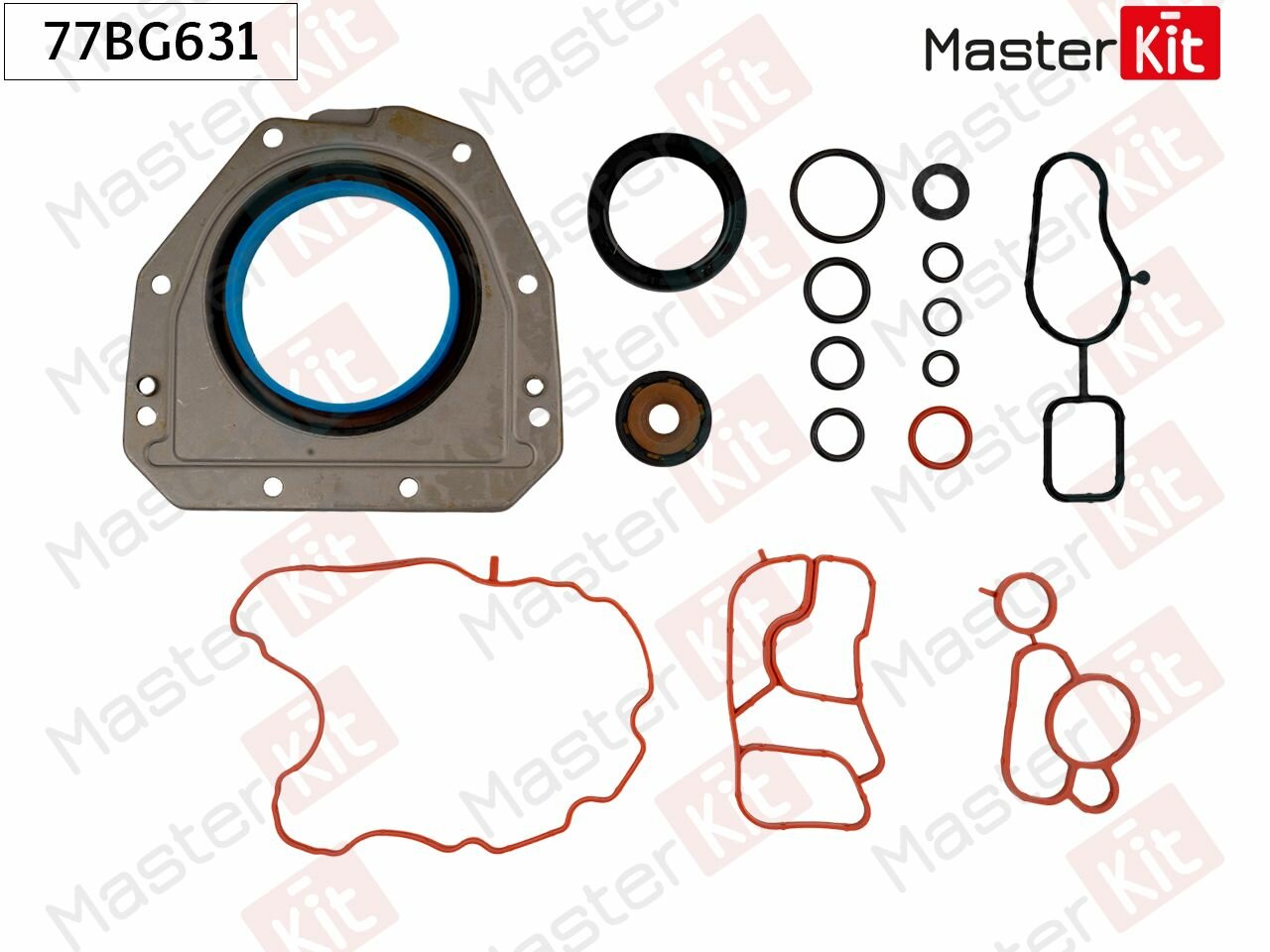 Комплект прокладок блок-картер двигателя VW TIGUAN 5N CCZD MasterKit 77BG631