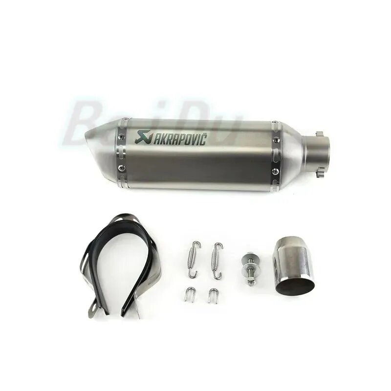 Глушитель на мотоцикл акрапович Akrapovic Gasoline длиной 370 мм