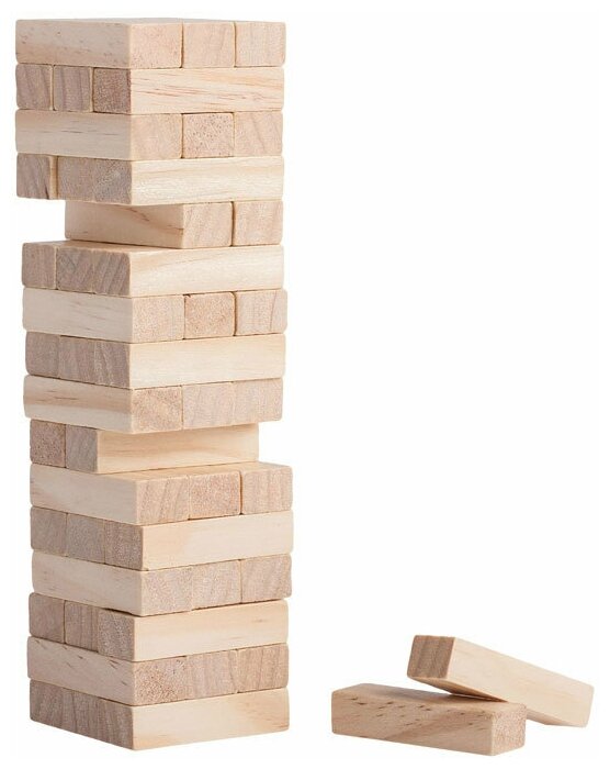 Настольная игра "Мини падающая башня" (18 см)