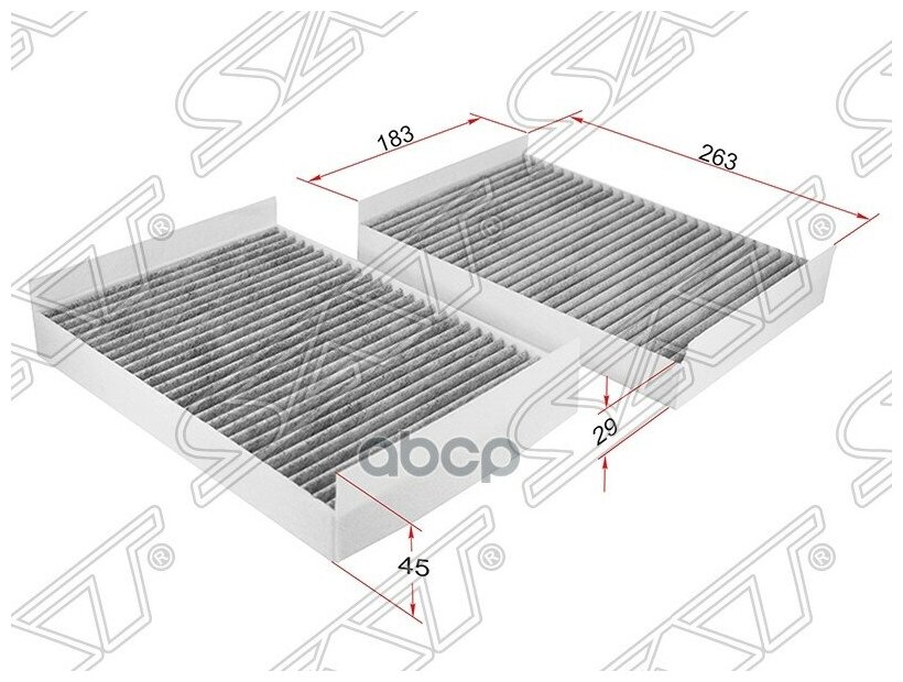 Фильтр салонный Mercedes-Benz S-Class 05-13 / CL-Class 06-14 Sat арт. STA2218300718U
