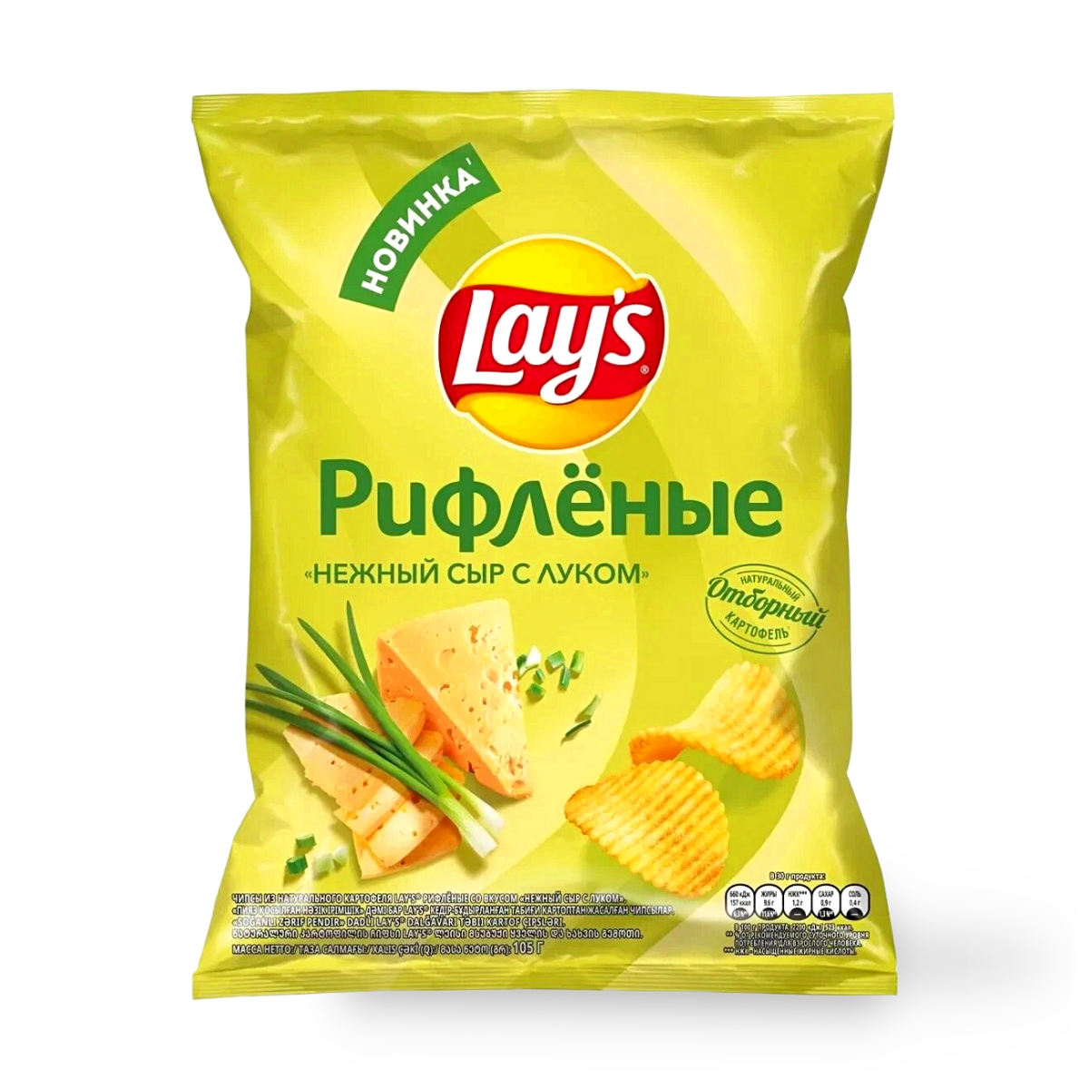 Чипсы Lay's Нежный сыр с луком