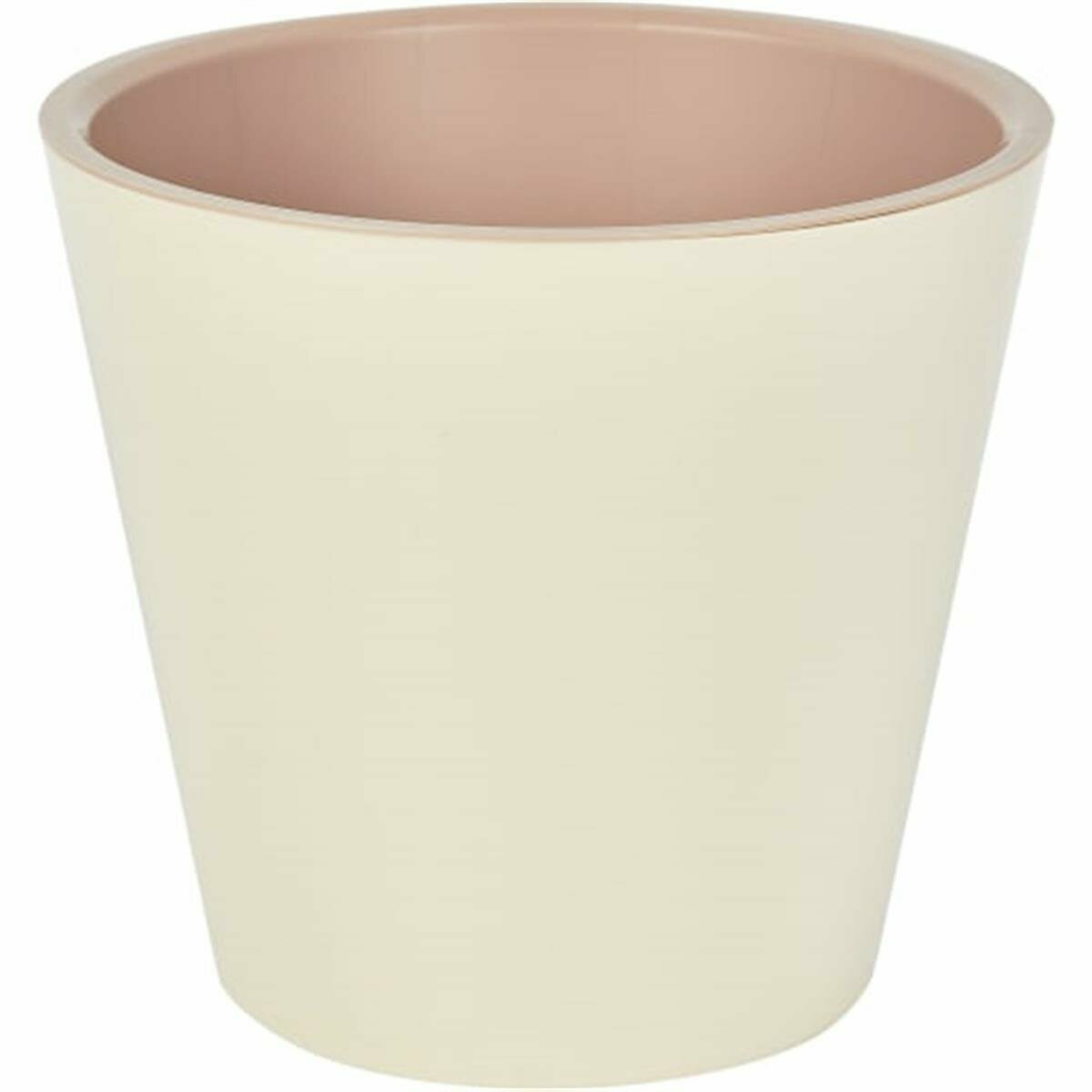 Горшок цветочный Ingreen London D16 h14.5 см v1.6 л пластик сливочный