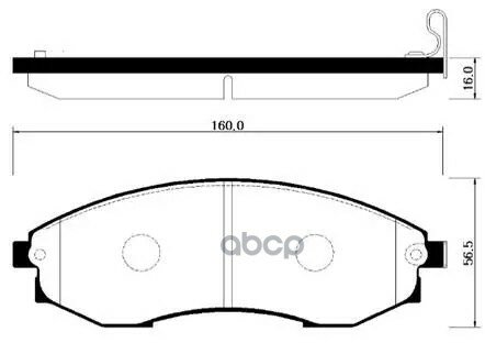 Колодки тормозные дисковые HYUNDAI: NEW GRANDEUR 3.5 HSB арт. HP0012