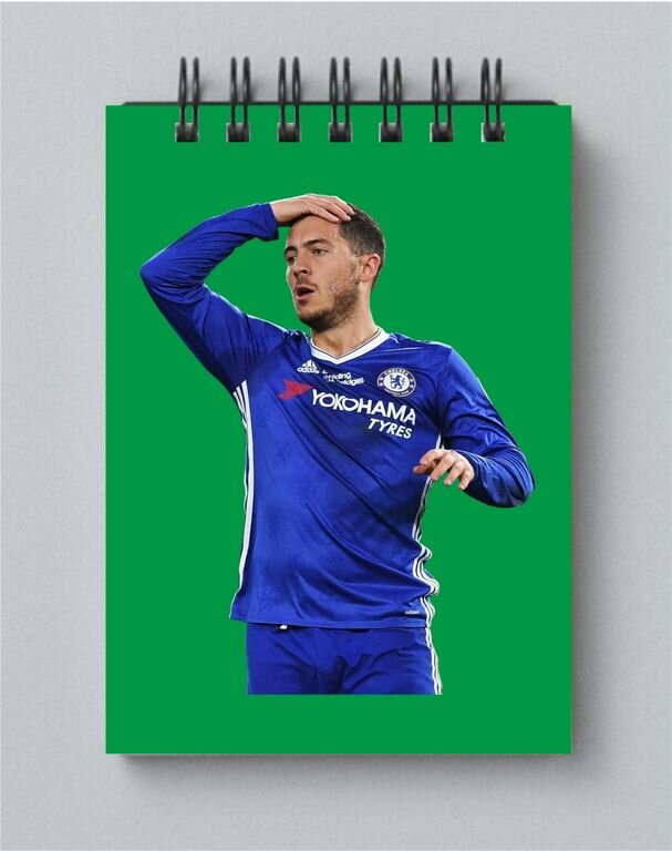 Блокнот Эден Мишель Азар, Eden Michael Hazard №16, А4