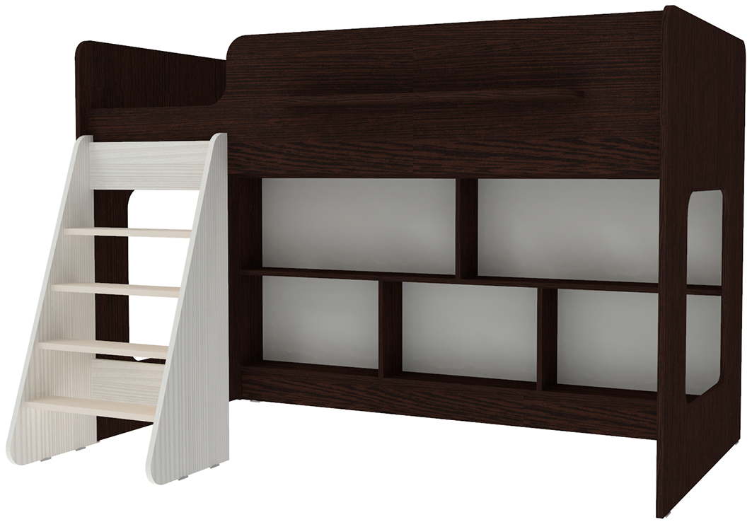 Кровать Л-22.1 Белое Дерево Венге