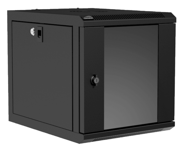 Caymon NPR406/B Шкаф телекоммуникационный настенный 9,5"/10,5". Материал сталь. Регулируемый монтажный профиль. Монтажная высота 6U. Габаритные размеры, мм (Ш x В x Г): 325 x 350 x 420. Масса 8,1 кг. Цвет черный (RAL9004).