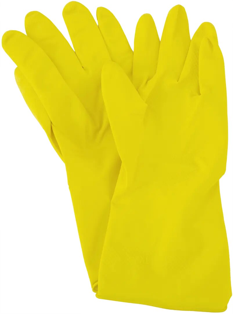 Перчатки латексные York с хлопковым напылением размер XL