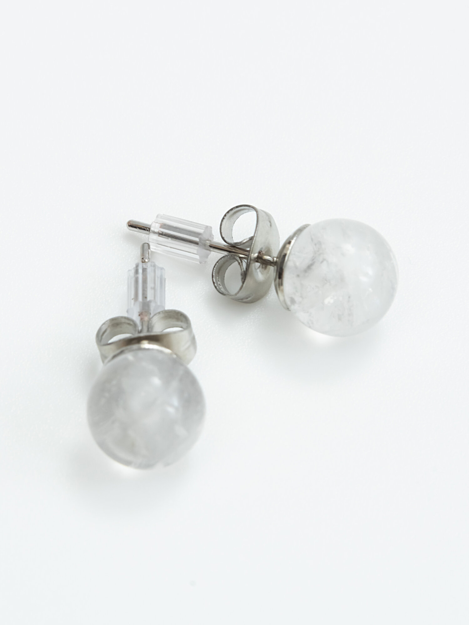 Серьги пусеты ЖемАрт, горный хрусталь