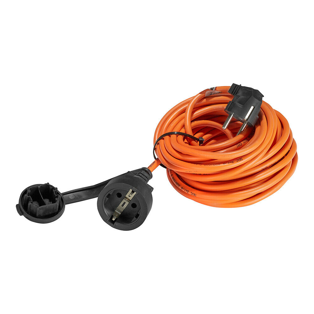 Удлинитель Партнер Электро с заземлением 10 м 2,5 кВт 1 розетка ПВС 3х1 кв. мм IP44