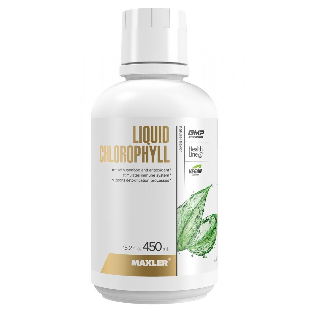 Maxler USA Liquid Chlorophyll, 450 мл, Вкус Mint / Мята