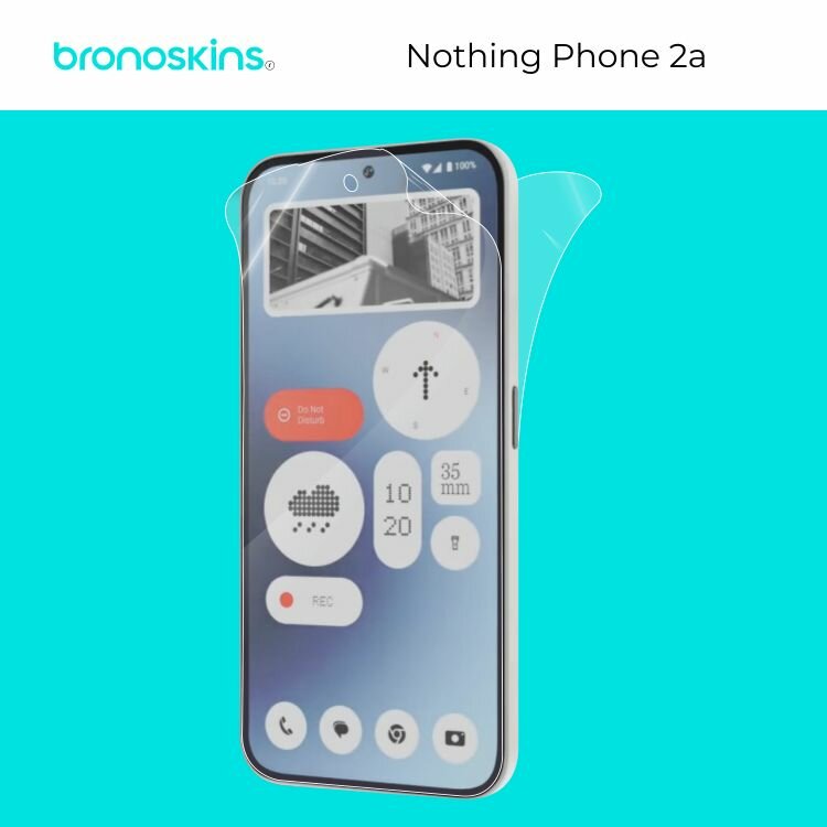 Защитная пленка CaseFriendly на экран Nothing Phone 2a (Матовая)
