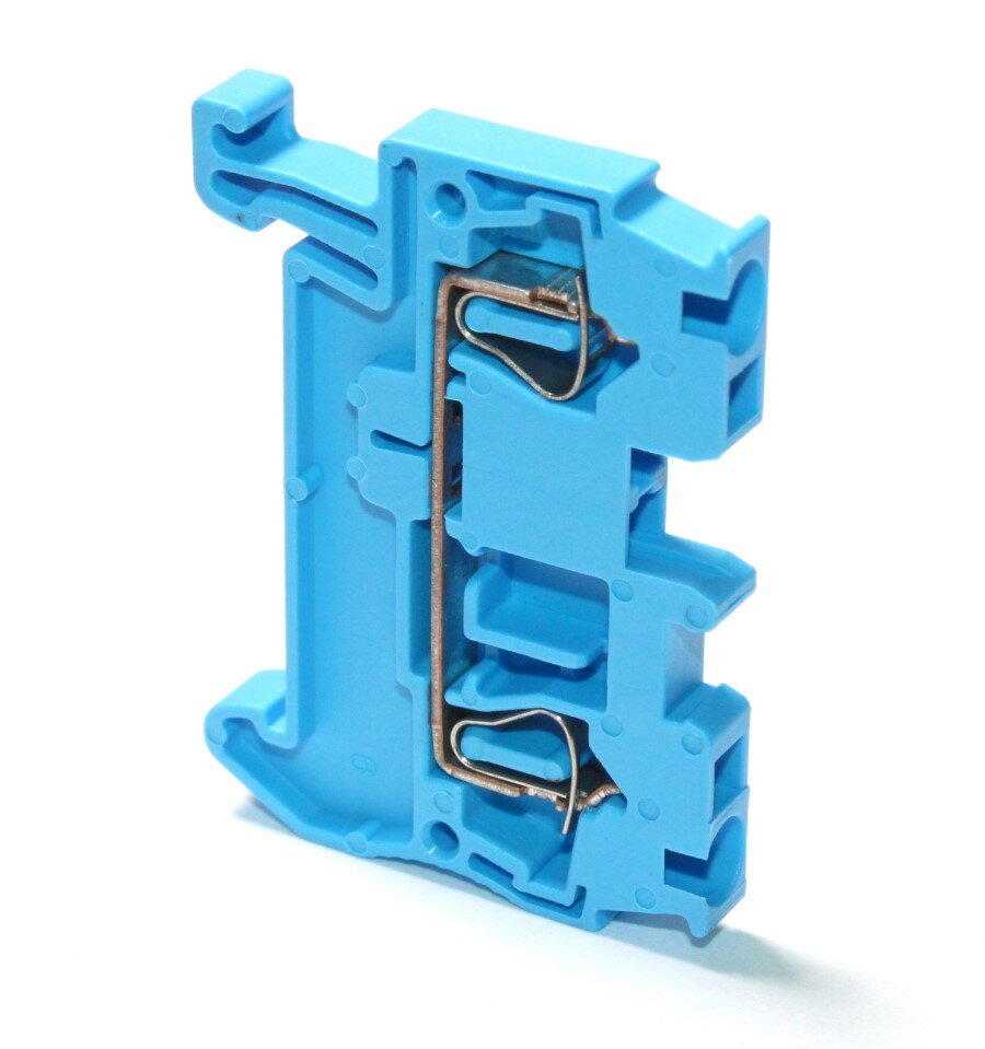 Колодка клеммная пружинная JXB-ST-2.5 31А синяя EKF PROxima