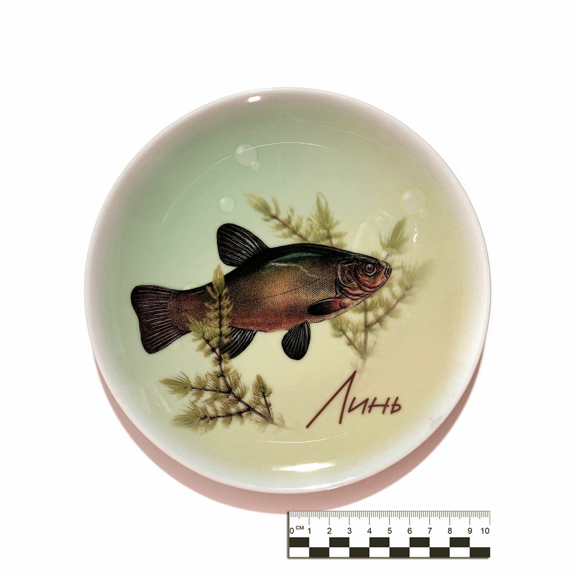 Декоративная тарелка с изображением линя исп.3т