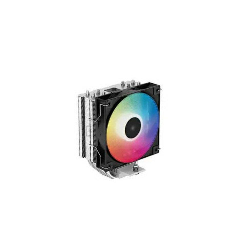 Кулер DeepCool AG400 LED, для процессоров Intel и AMD, гидродинамический, 12 см