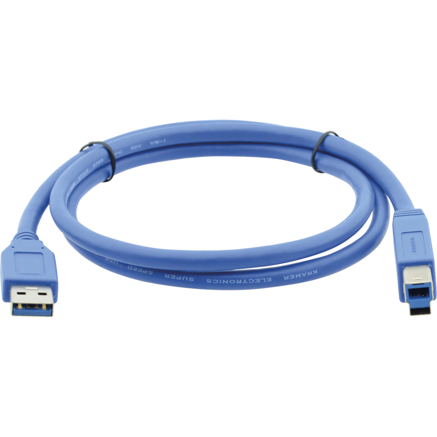 Кабель USB-A 3.0 вилка- USB-B вилка, 0,9 м Kramer C-USB3/AB-3