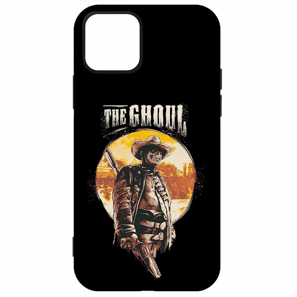 Чехол-накладка Krutoff Soft Case Фоллаут (Fallout) - Гуль для iPhone 12 Pro Max черный