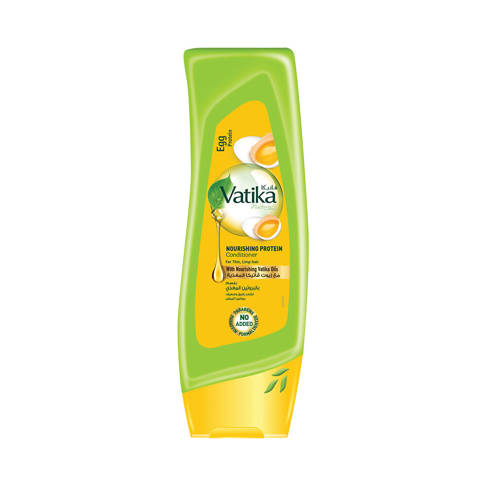Vatika EGG PROTEIN, Nourishing Protein CONDITIONER, Dabur (Ватика яичный протеин, Кондиционер для тонких и ослабленных волос, Дабур), 400 мл.