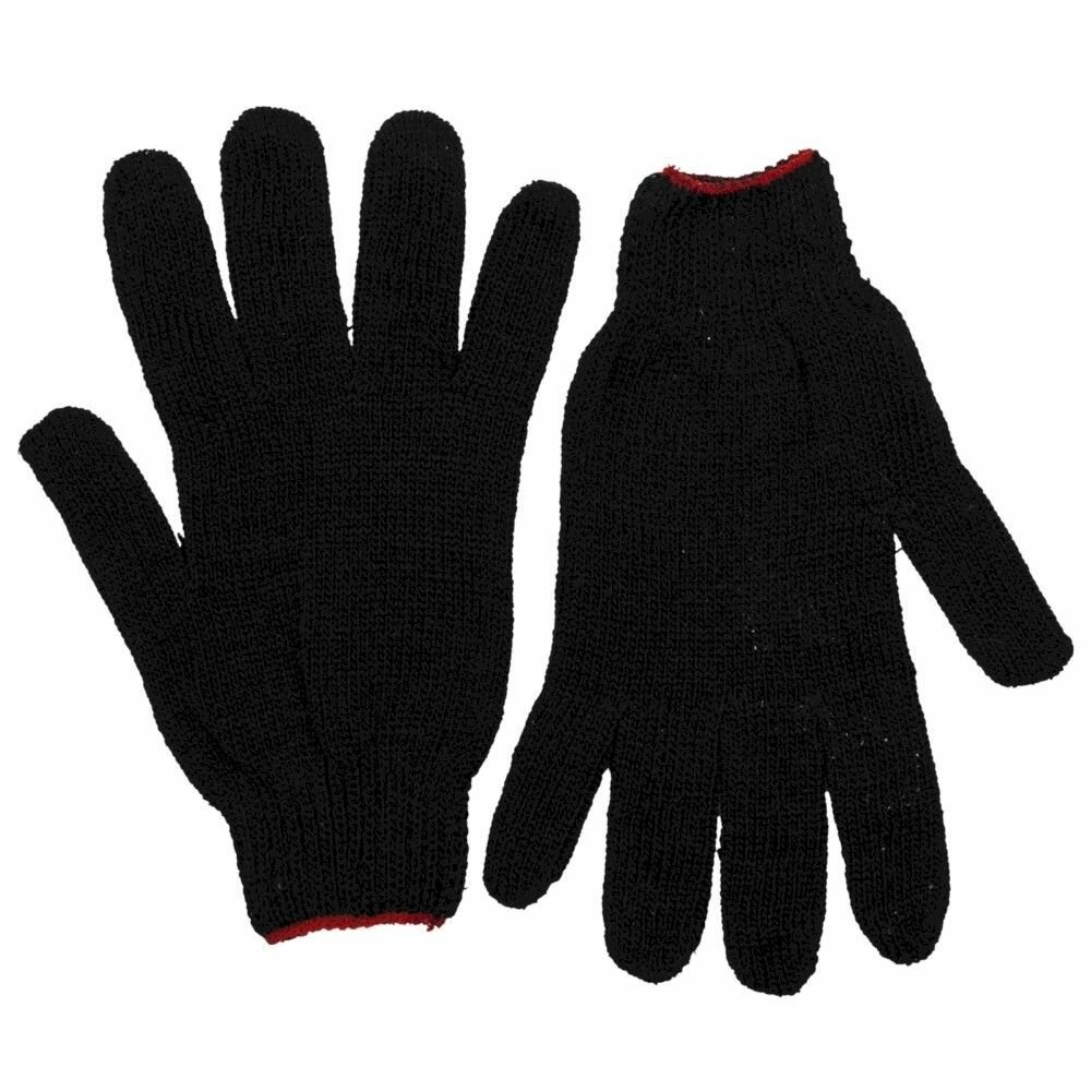 ЗУБР стандарт р. L-XL, перчатки трикотажные, утепленные, 7 класс, 11461-XL
