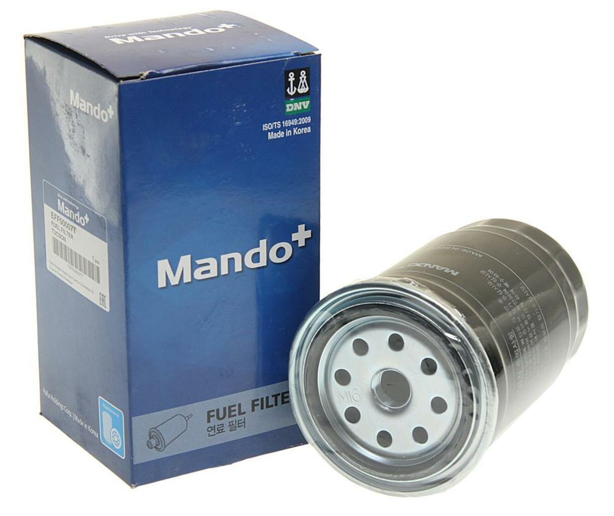 Фильтр топливный для Hyundai Porter 2.5CRDi 2003-2004, Tucson 2.0CRDi 2004-2010, KIA Sportage 2.0CRDi 2006-2010 / арт. EFF00007T / бренд MANDO / OEM 319222E900
