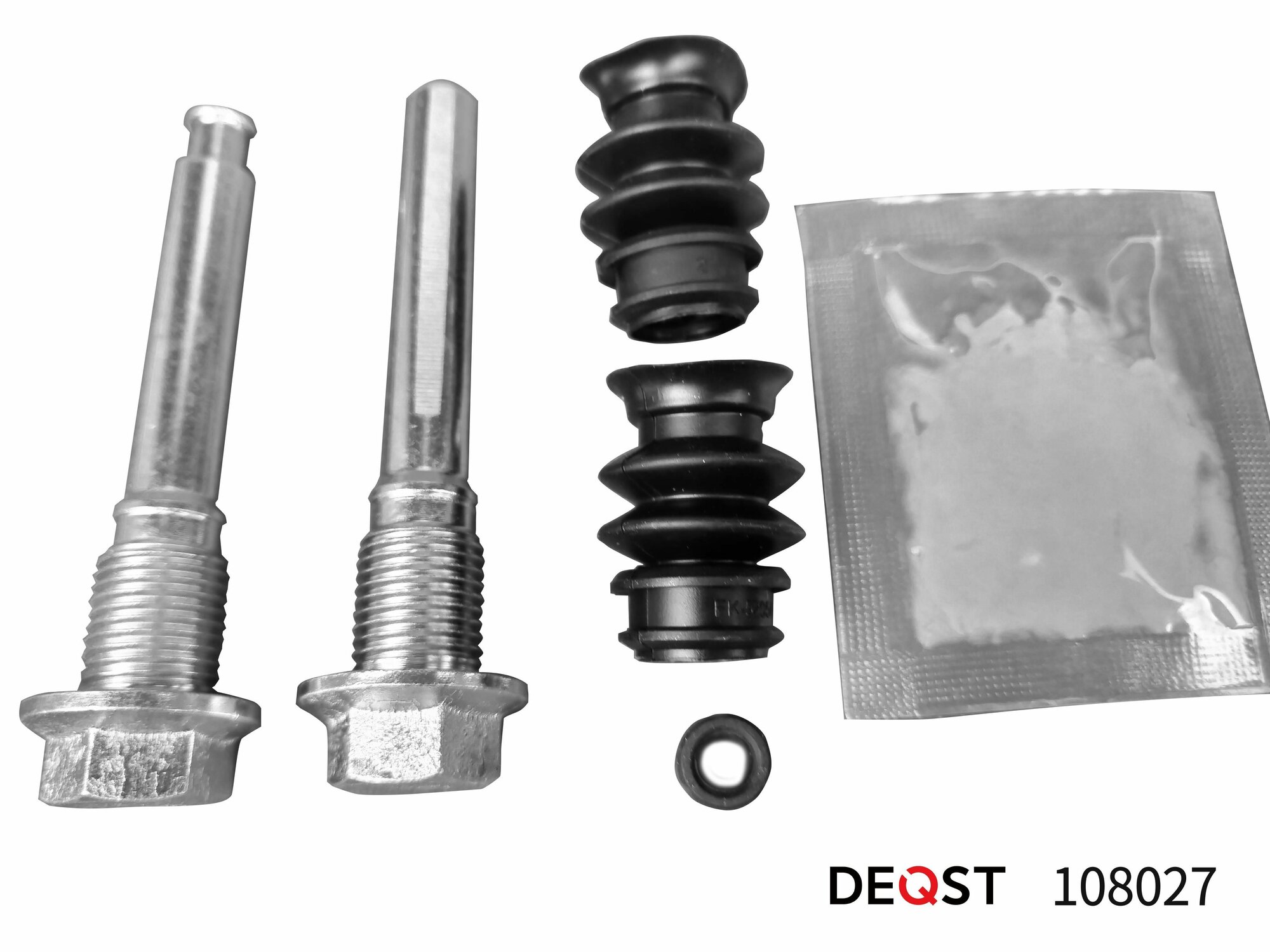 Комплект направляющих тормозного суппорта переднего (направляющая O 11/15mm, суппорт Akebono). Приме, Deqst 108027