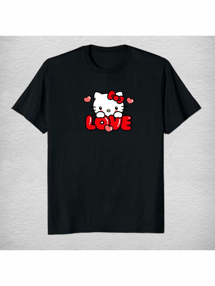 Футболка хелло китти hello kitty надпись