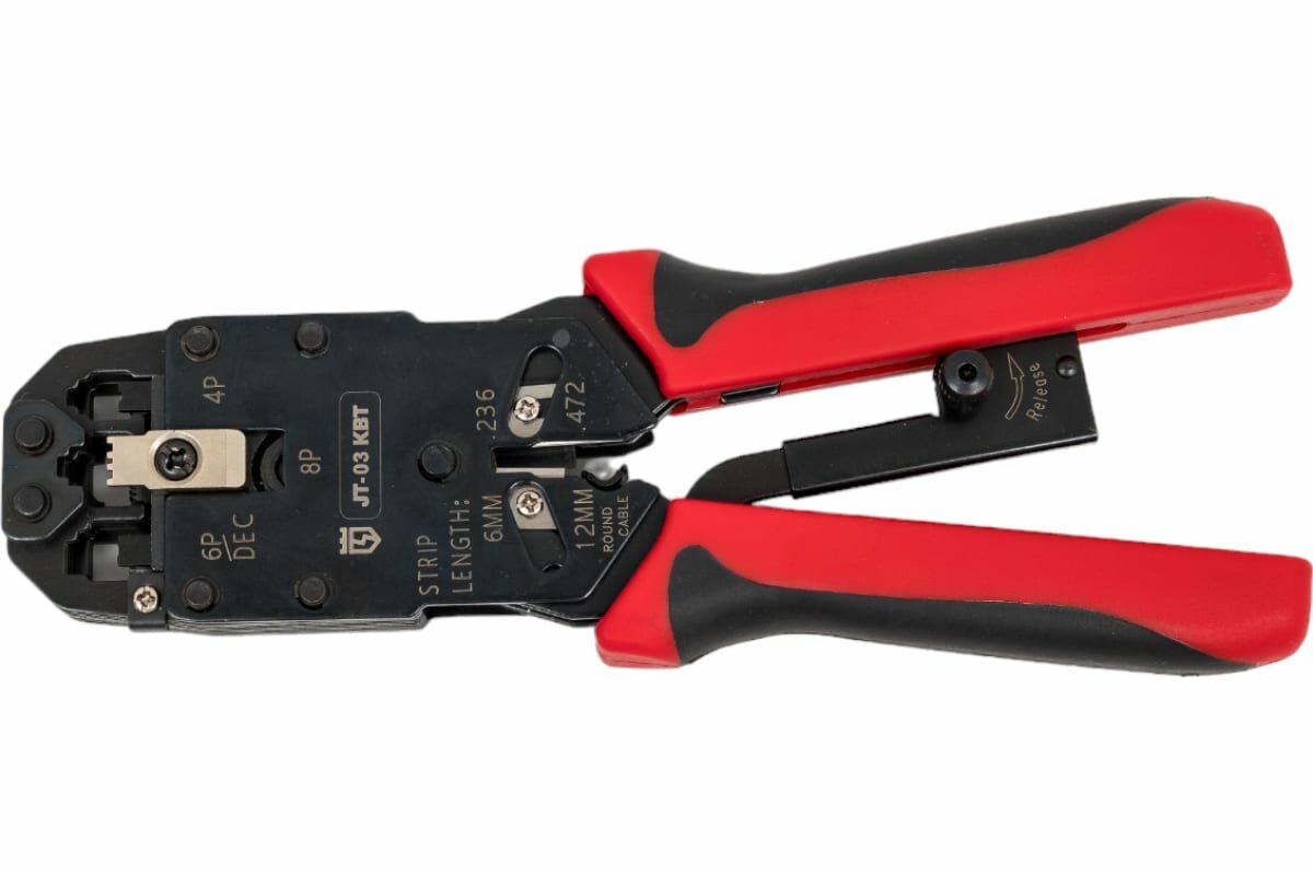 Кримпер для обжима RJ-разъемов JT-03 Профи КВТ, артикул 79759