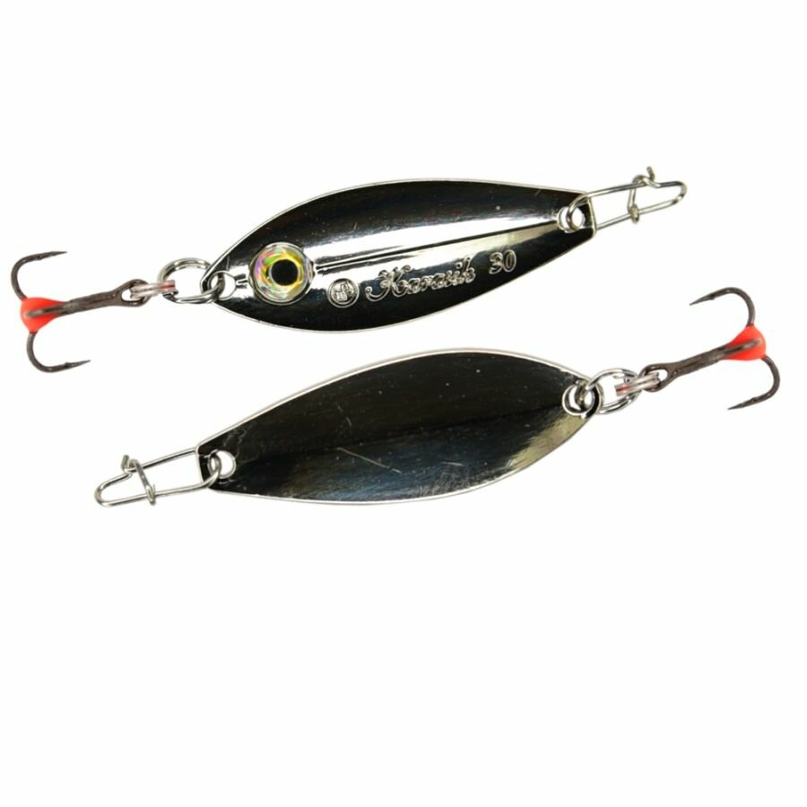 Блесна для зимней рыбалки вертикальная на щуку и судака EcoPro Karasik, 30 мм 3 гр S