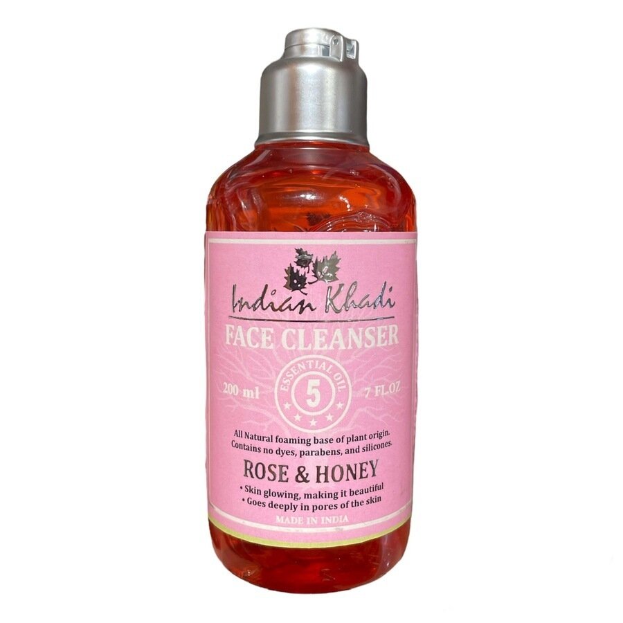 Гель для умывания Роза и мёд Rose & Honey Indian Khadi 200 мл - 1 шт.
