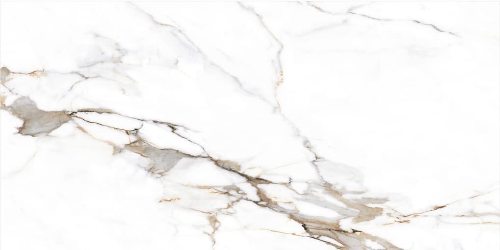 Керамогранит для ванной полированный Slim Modern Palermo Staro 1200х600/7, упаковка 3 шт. / 2.16 кв. м