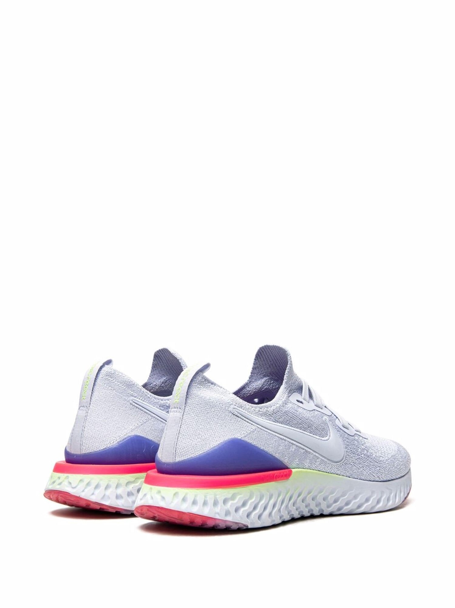 Кроссовки NIKE Epic React Flyknit 2, размер 13.5 US, white — фото 1