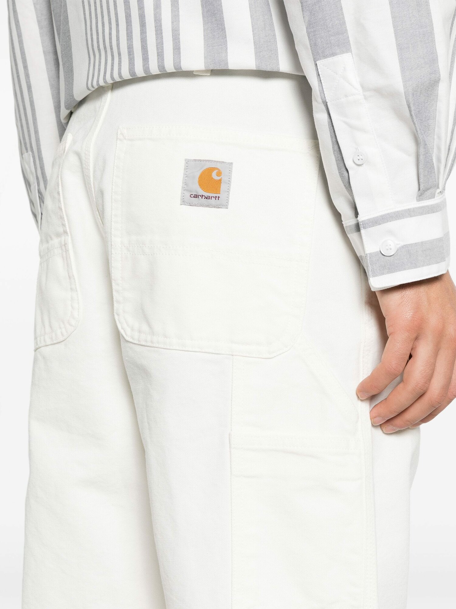 Джинсы Carhartt WIP Single Knee, размер 33/32, белый — фото 1