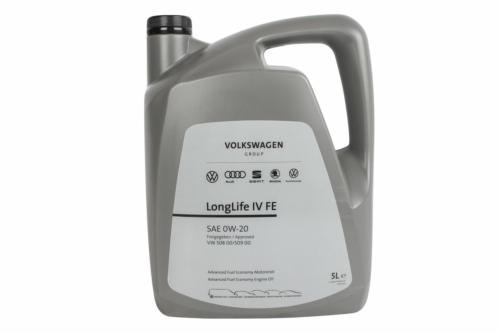 Масло моторное VAG 0W20 longlife 4 GS60577M4EUR 5л