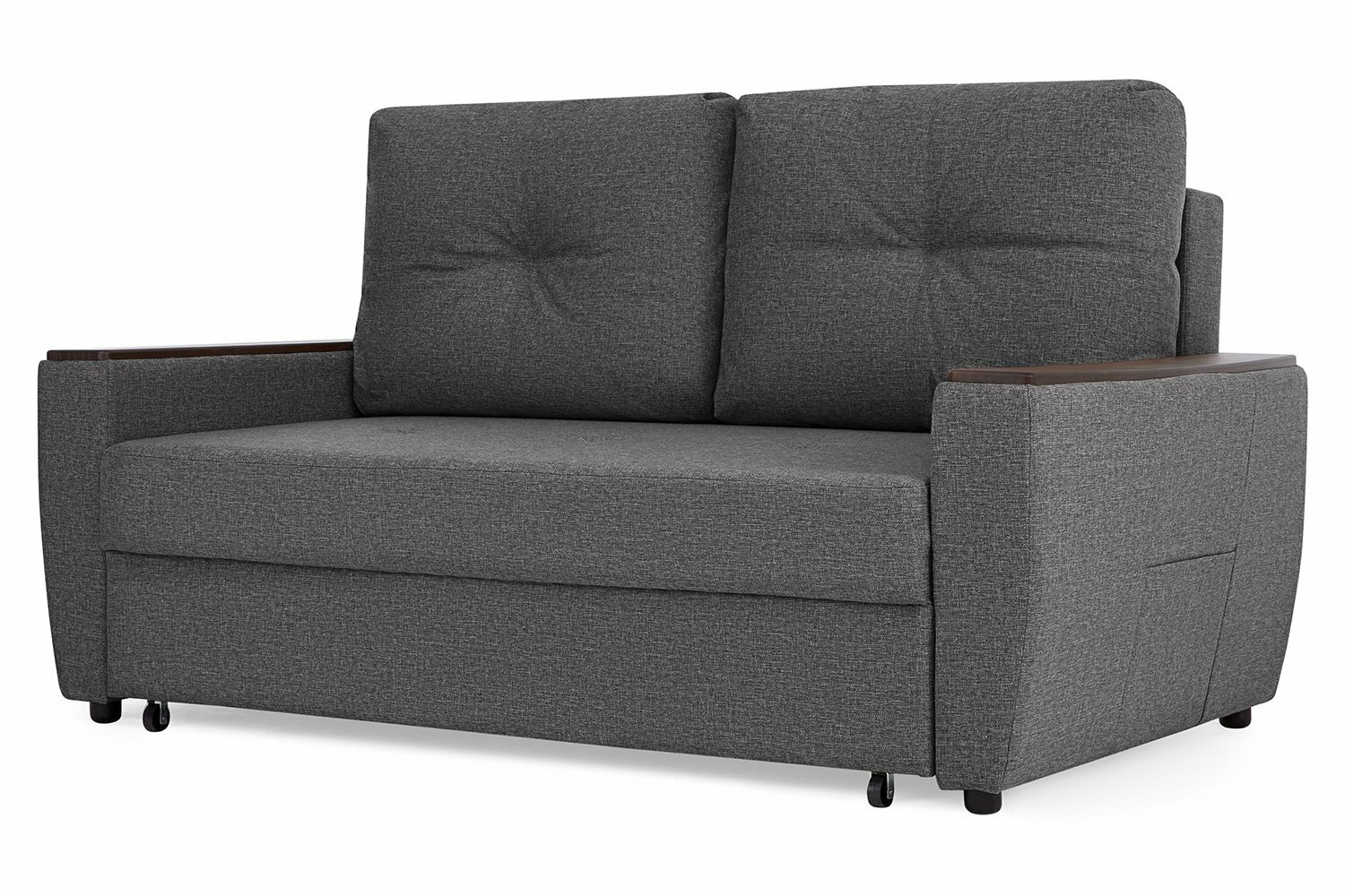 Диван кровать раскладной Hoff Дубай, 180х94х110 см, рогожка, цвет темно-синий