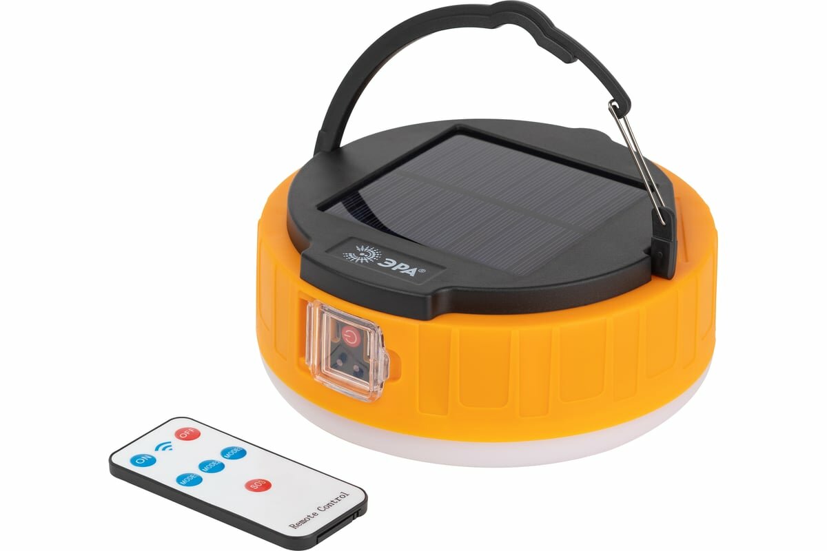 ЭРА Светодиодный кемпинговый фонарь аккумуляторный KA-701 Персей на солнечной батарее с пультом Б0054044