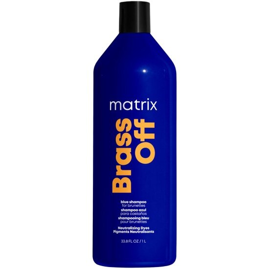 Шампунь холодный блонд Matrix Cosmetics Matrix Total results Brass Off, для нейтрализации желтизны, 1 л