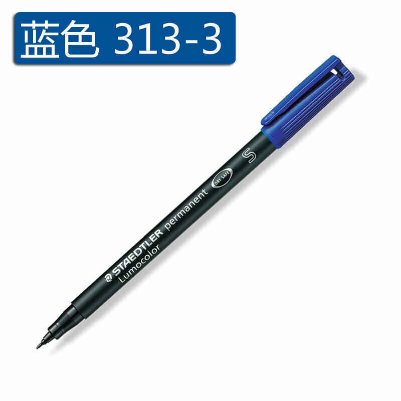 Ручка Staedtler Marker Pen 313S, не выцветает, синяя, маслянистая