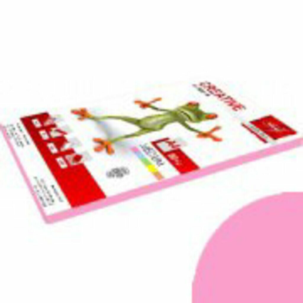 Бумага А4 цветная 100л медиум, розовая