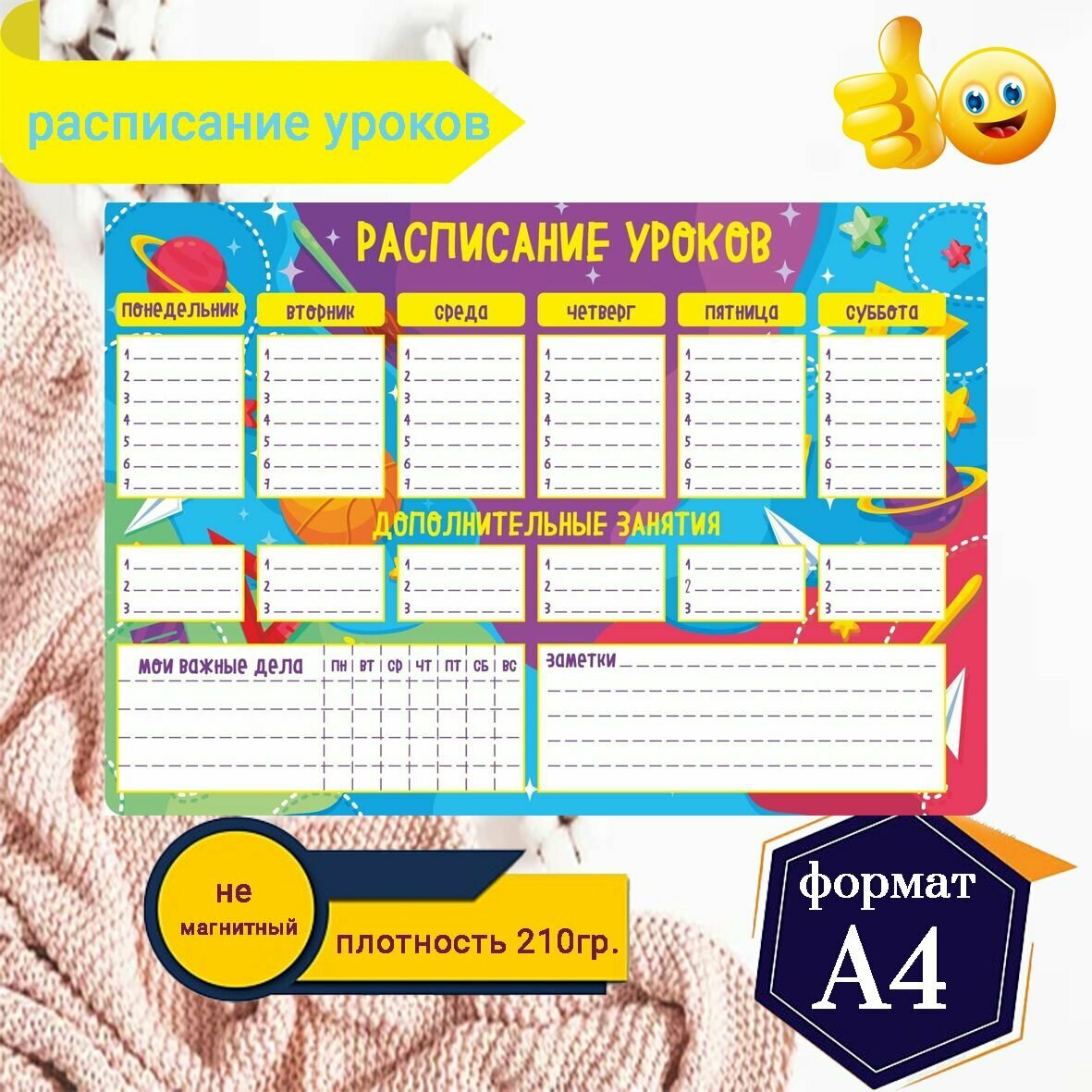 Расписание уроков "Хорошо"