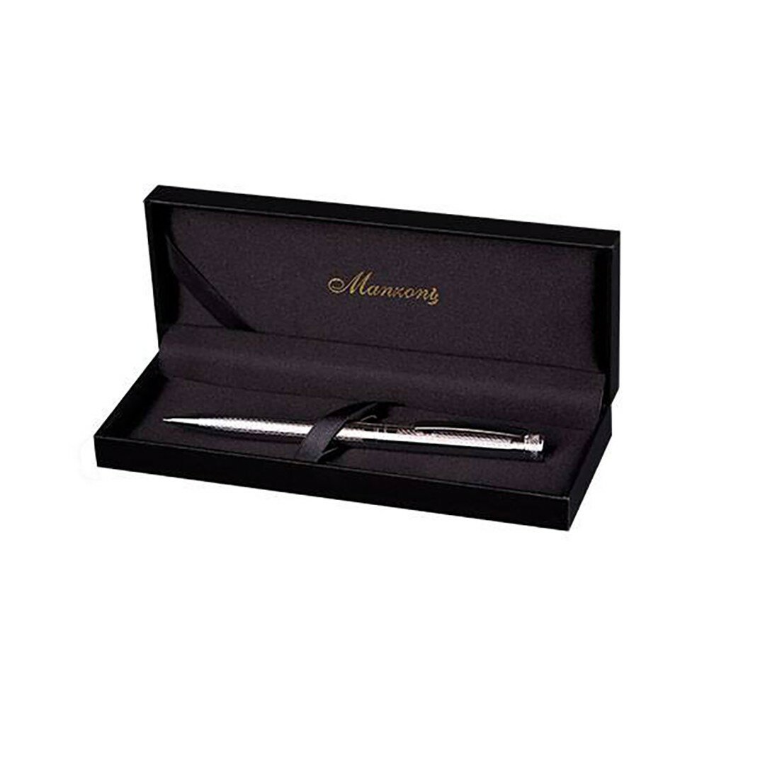 Ручка шариковая автоматическая подарочная Treviso, синяя