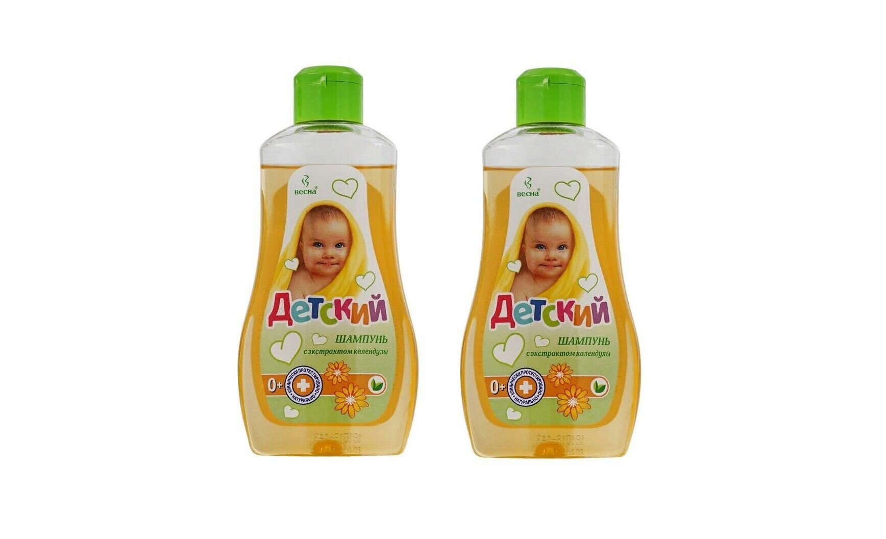 Весна Шампунь Детский, С календулой, 280 мл, 2 штуки