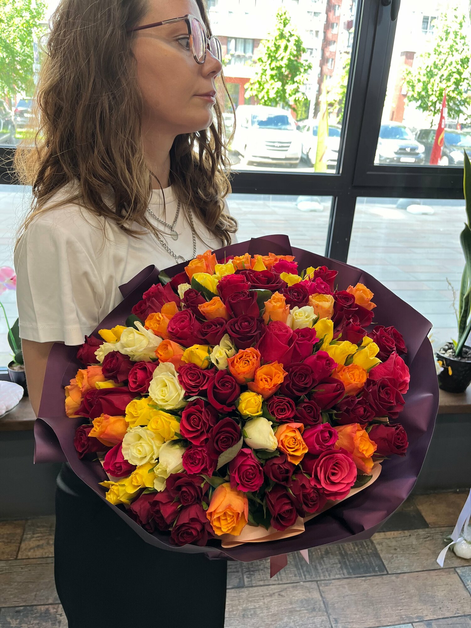 Букет из 101 розы