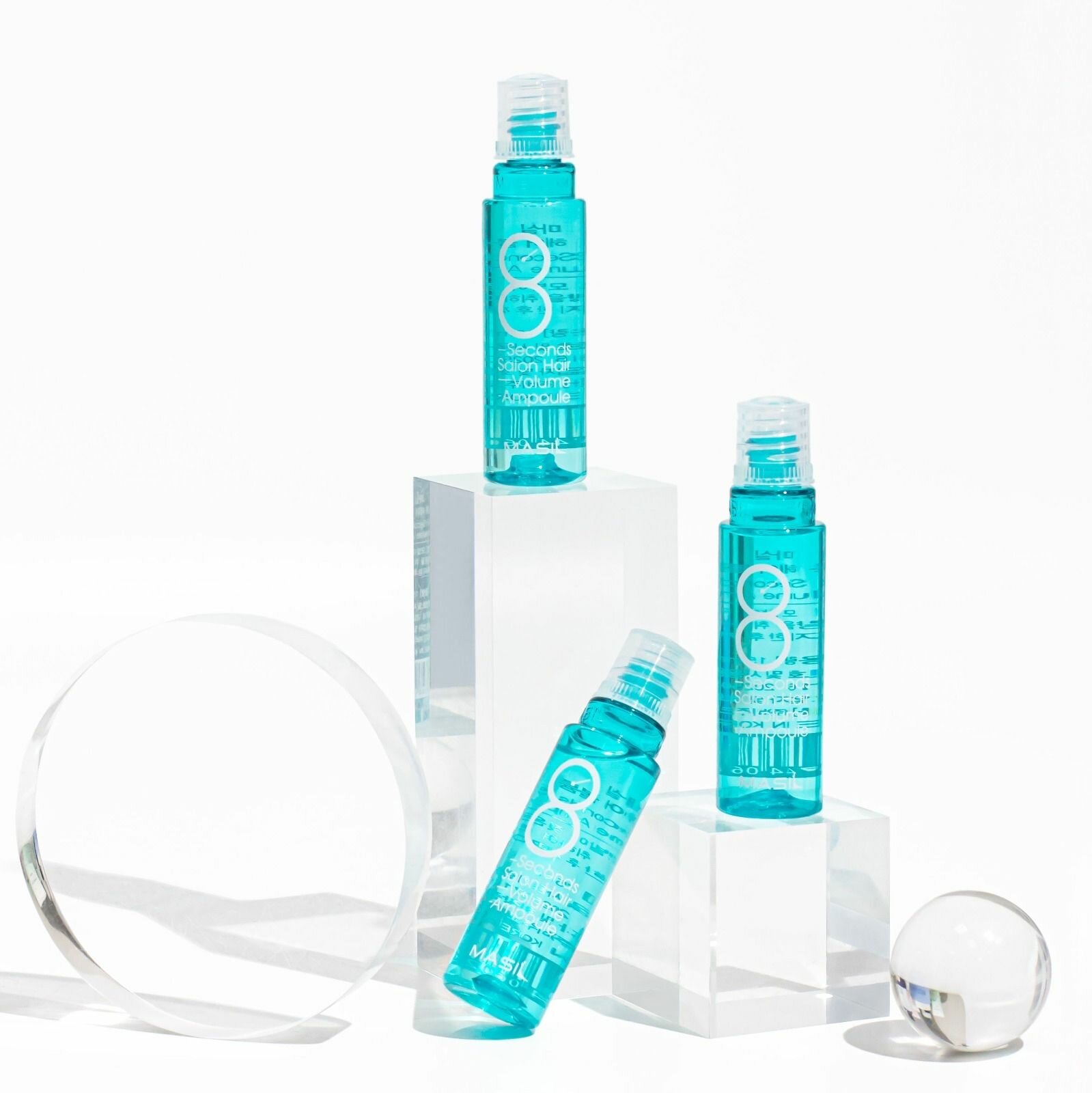 MASIL 8 Seconds Salon Hair Volume Ampoule Филлеры для объема и гладкости волос 3 шт
